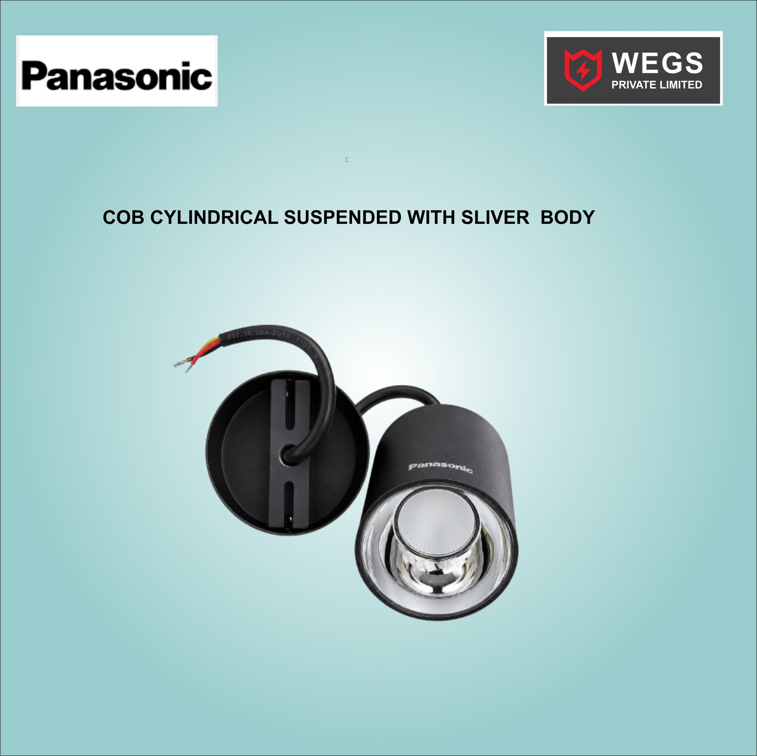 COB CYLINDRICAL SUSPENDED 12W WITH SILVER BODY | Panasonic LED Light ...